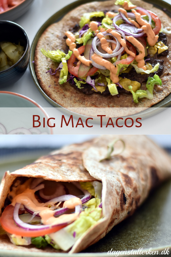 Big Mac Taco | Lækker Big Mac Wrap kendt fra TikTok.