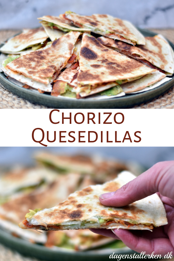 Chorizo quesedilla | En lækker og sprød snack eller forret