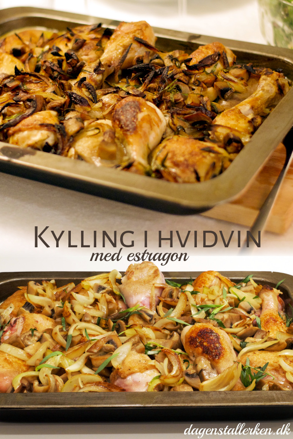 Kylling i hvidvin | nem gæstemad eller ekstra lækker hverdagsmad