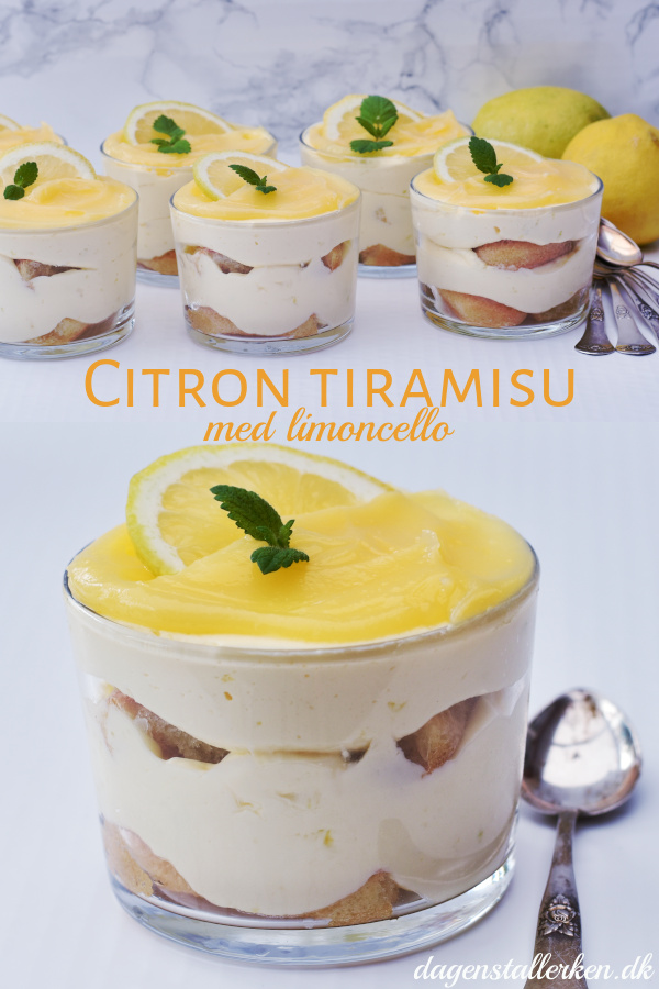 Citron tiramisu | Skøn, frisk og letlavet dessert til gæster